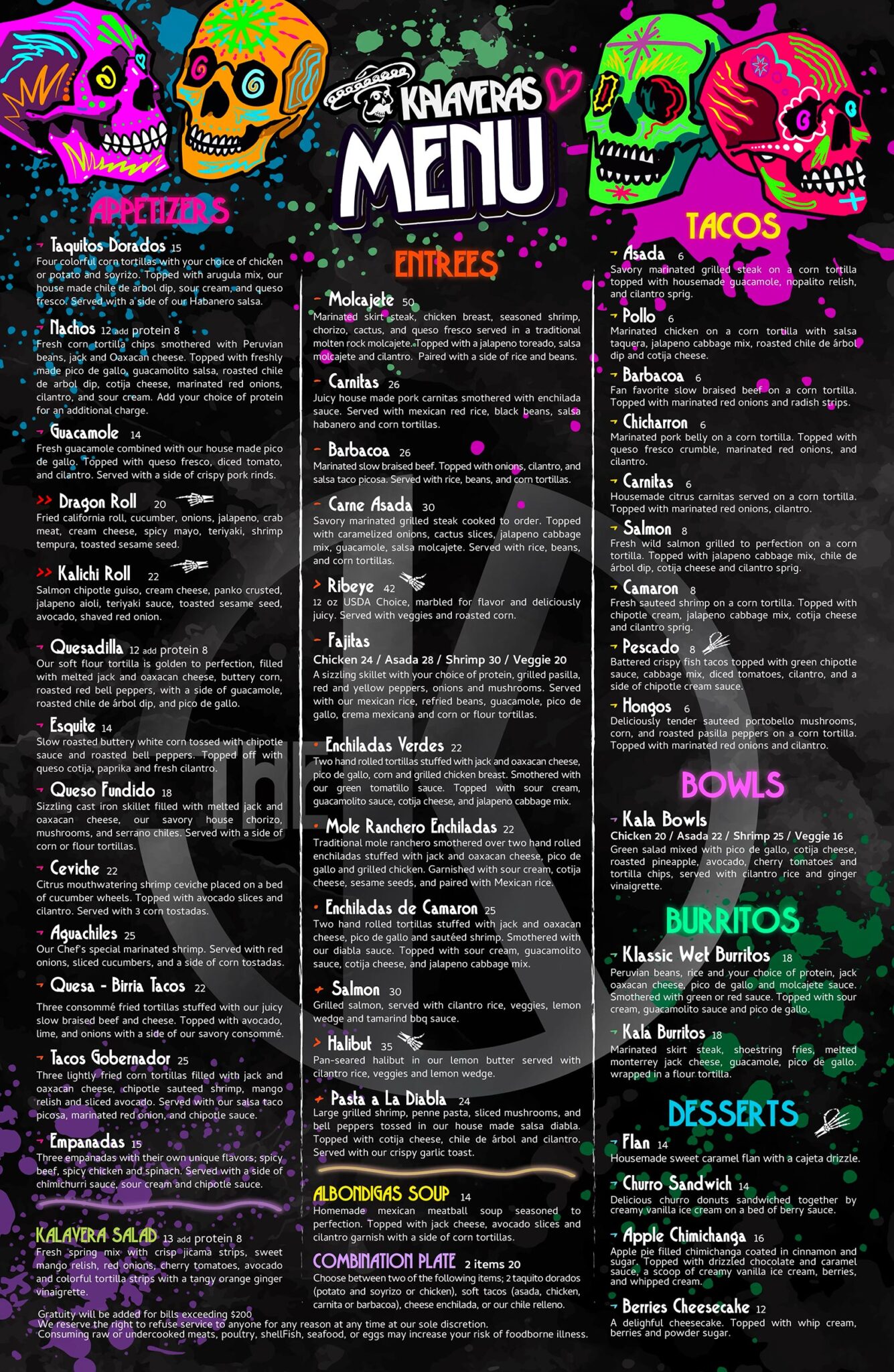 ORANGE – Kalaveras